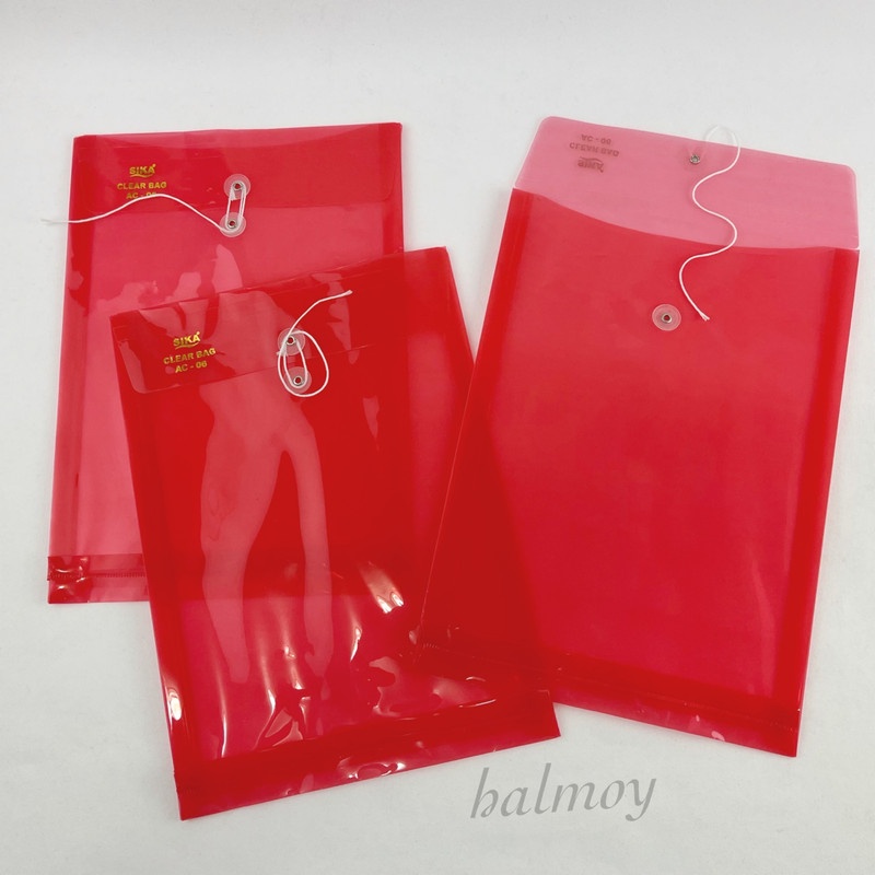 Jual MAP PLASTIK TALI UKURAN FOLIO / F4 WARNA MERAH | Shopee Indonesia