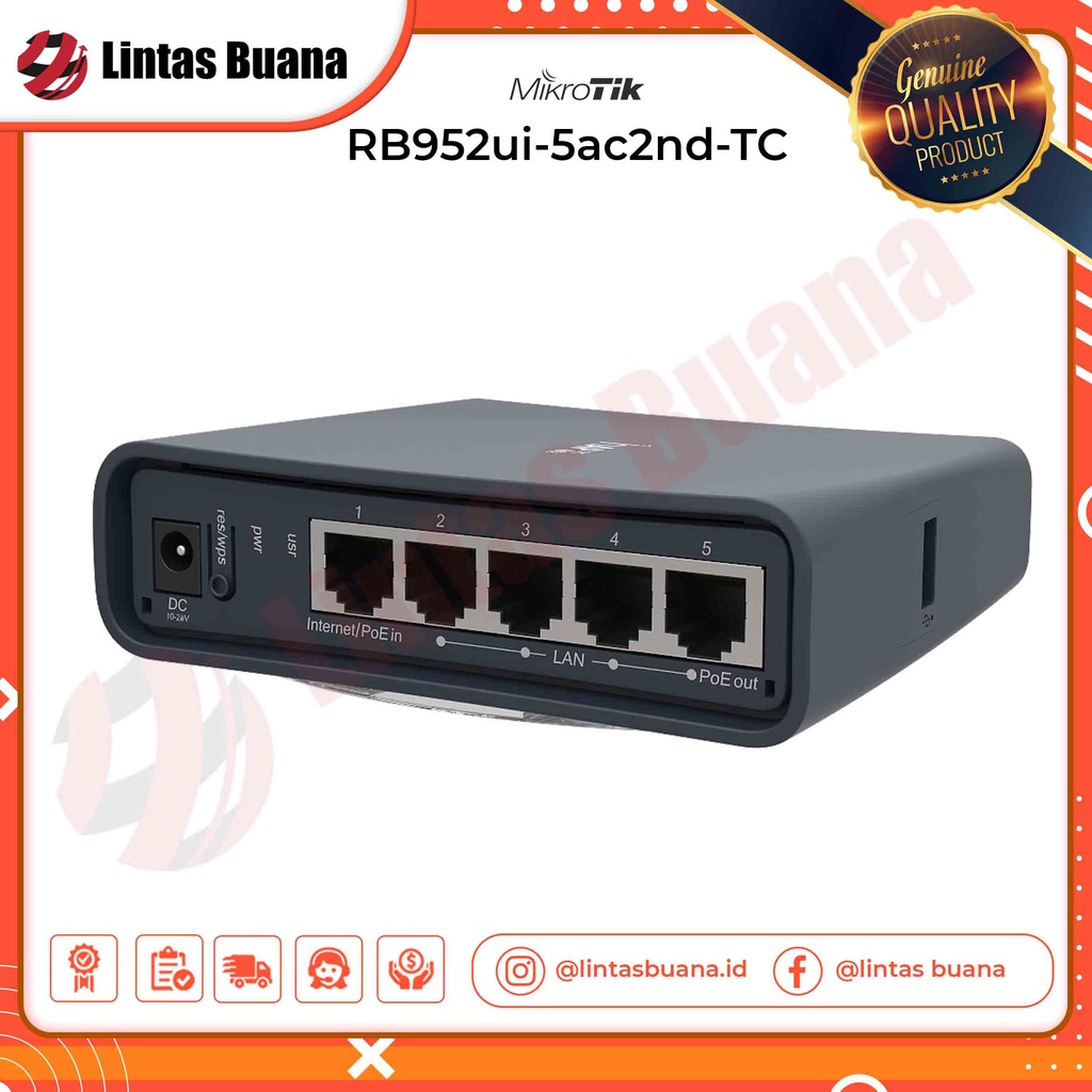 Jual Mikrotik RB952ui-5ac2nd-TC | Shopee Indonesia