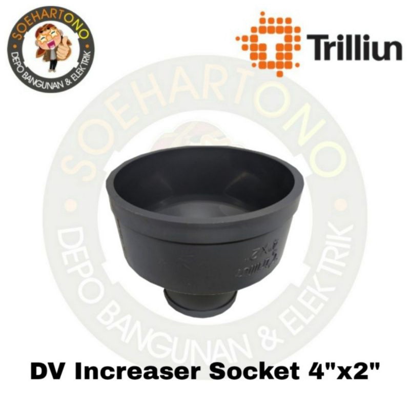 Jual Trilliun DV Increaser Socket 4"x2" Sambungan Pipa PVC | Shopee ...