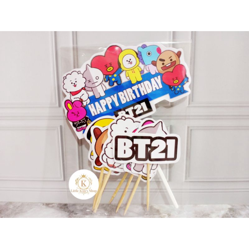 Jual Topper Kue Ulang Tahun Karakter / Cake Topper Hiasan Kue Ultah ...