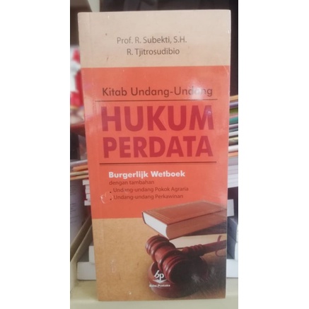 Jual KITAB UNDANG-UNDANG HUKUM PERDATA SUBEKTI | Shopee Indonesia