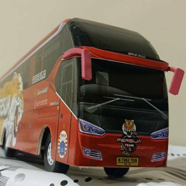 Jual Miniatur Bus bis / mainan bus bis SR2 SHD Persija | Shopee Indonesia
