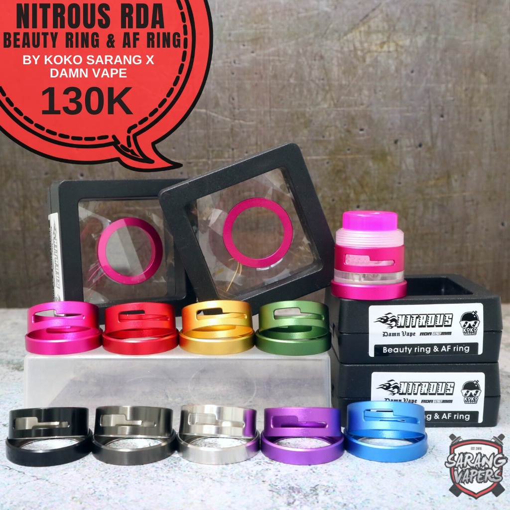 Jual BEAUTY RING AND AF RING NITROUS RDA | Shopee Indonesia