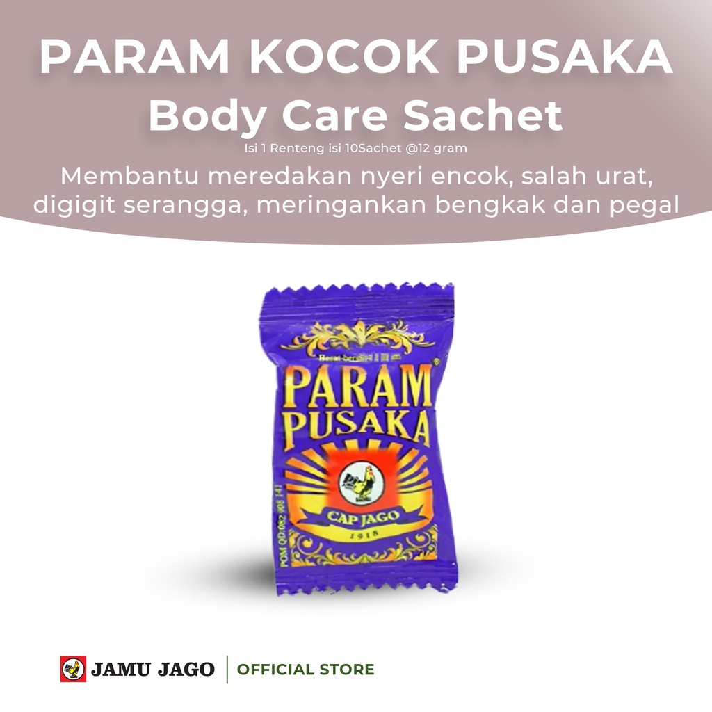 Jual Param Pusaka Meringankan Nyeri Otot Sendi Pegal Linu dan Bengkak ...