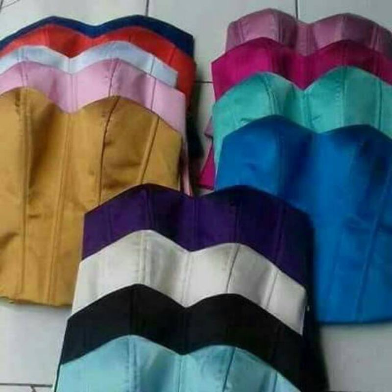 Jual Kamisol Bustier Satin Longtorso Kemben Daleman Kebaya Pengantin ...