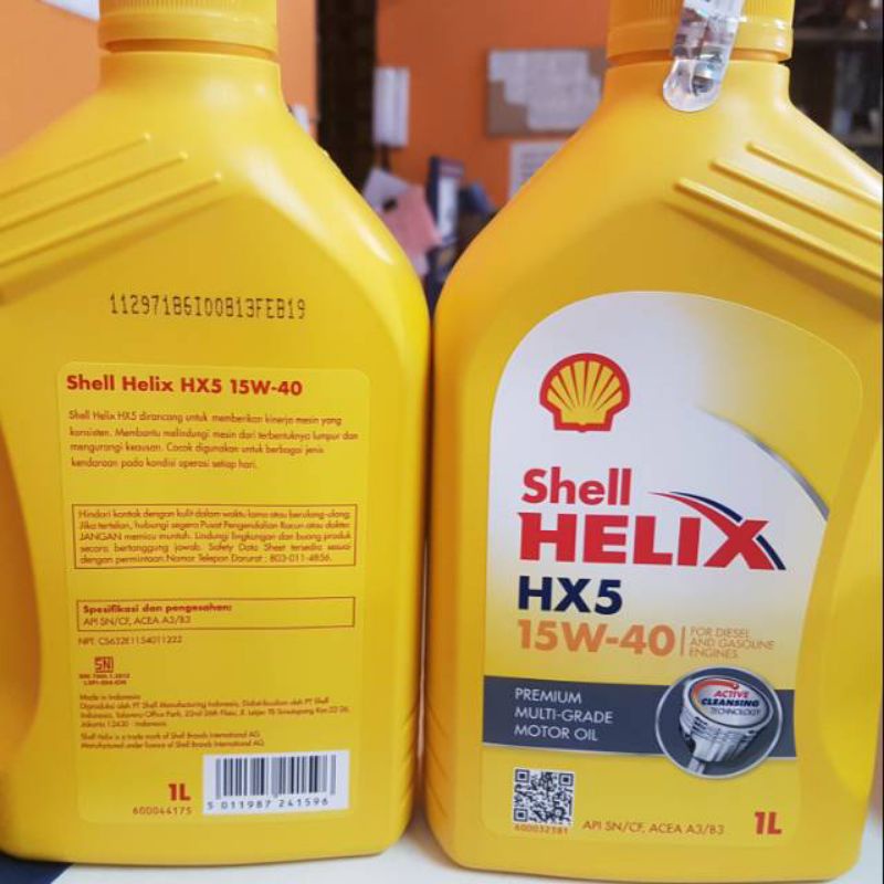 Jual SHELL HELIX HX5 Oli shell helix hx5 1liter | Shopee Indonesia