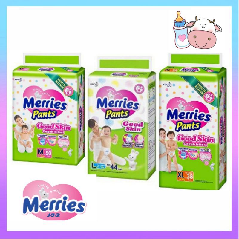 Jual Merries Pants Good Skin Jumbo M50 L44 XL38 | Shopee Indonesia