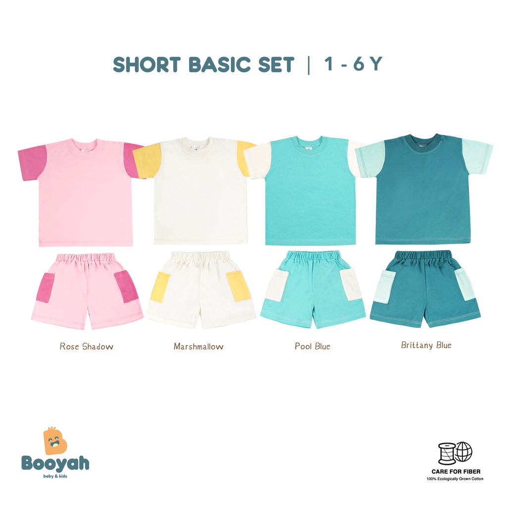 Jual Booyah Baby & Kids Set Pakaian Anak - Short Basic Set (1-6 Tahun ...