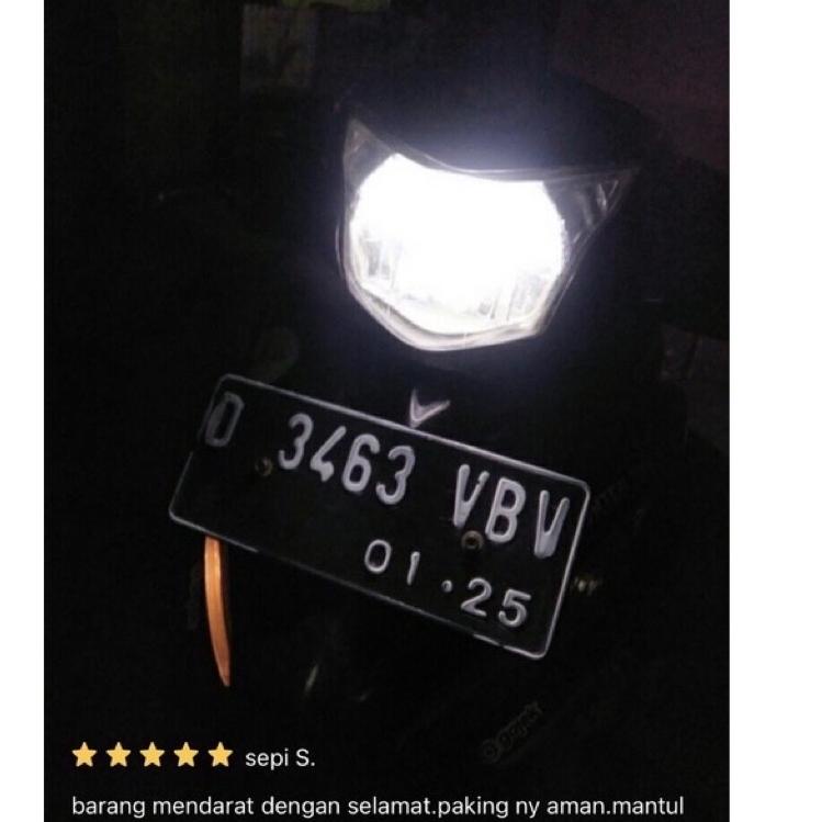 Jual U3S6 Lampu led ac dc H6 8mata 2sisi BHOLAM DEPAN LED AC DC H6 HQZ ...