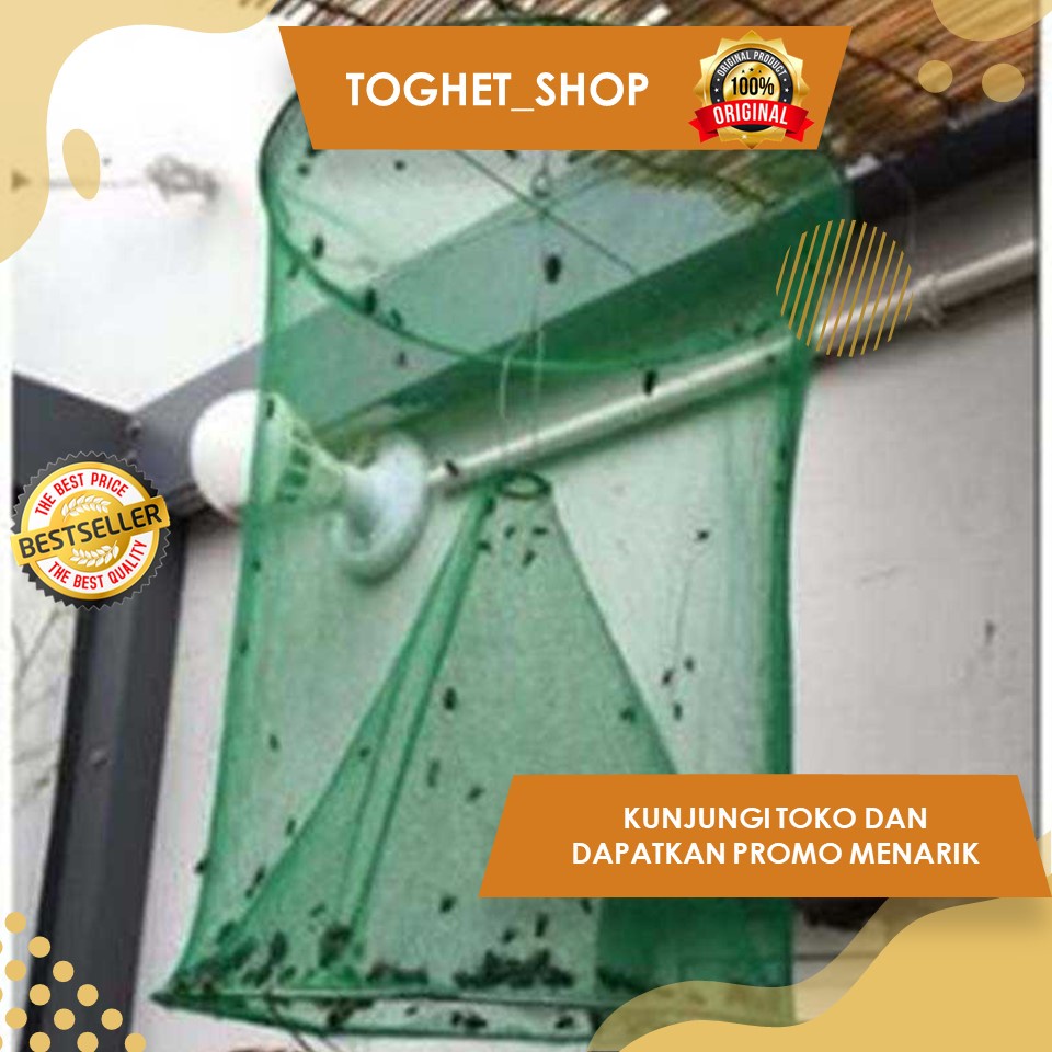 Jual Jaring Perangkap Nyamuk Lalat Mosquito Fly Catching Mesh Net ...