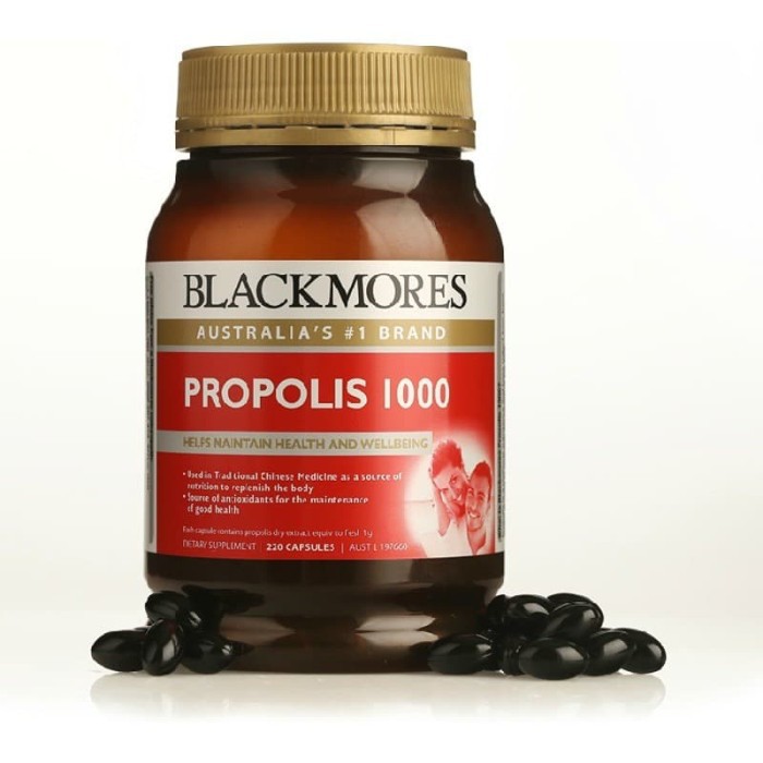 Jual Blackmores Propolis 1000mg 220 Capsules | Shopee Indonesia