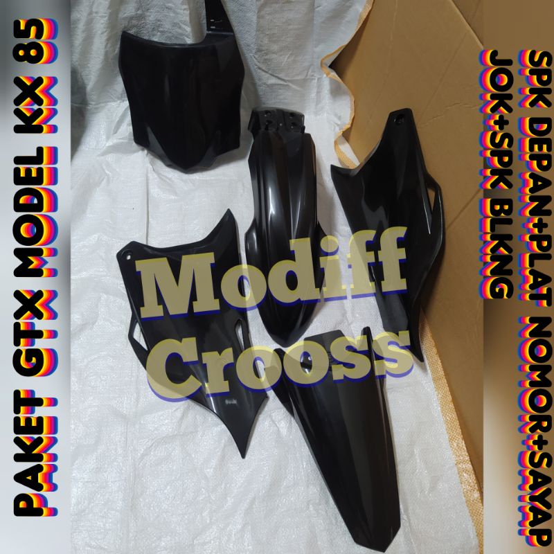 Jual bodi set kx 85 body kit kx 85 paket gtx model kx 85 new bodi set ...