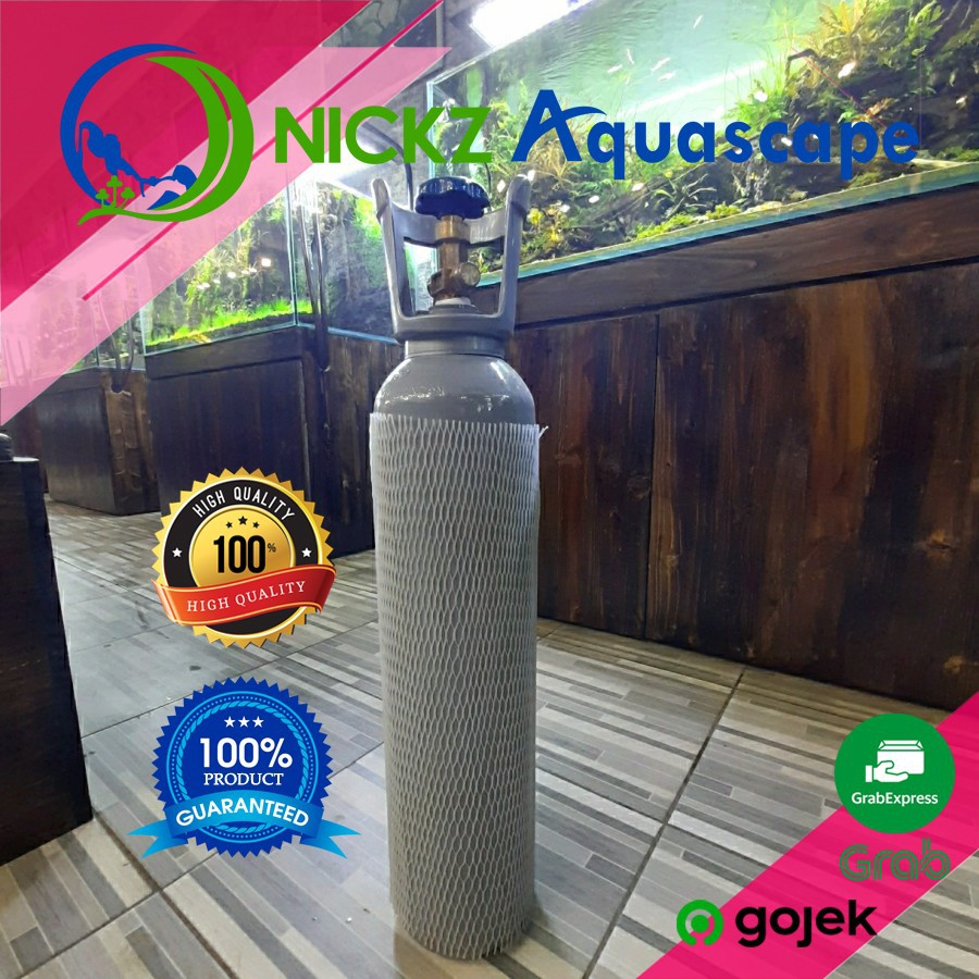 Jual tabung besi co2 5kg full isi for aquarium aquascape khusus grab ...