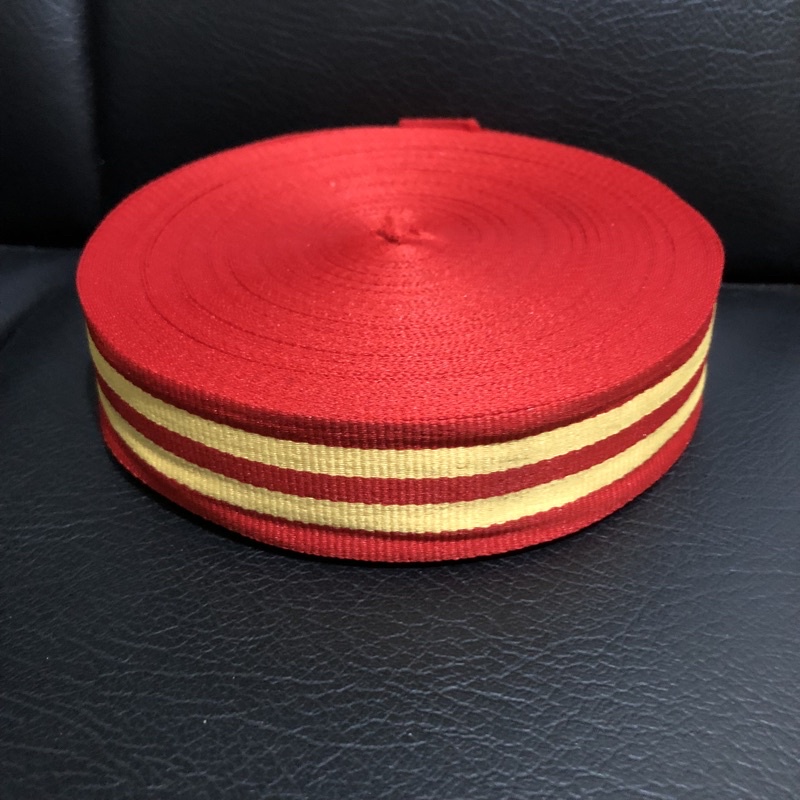 Jual Tali untuk medali/ tali webbing medali/ tali mendali per roll ...