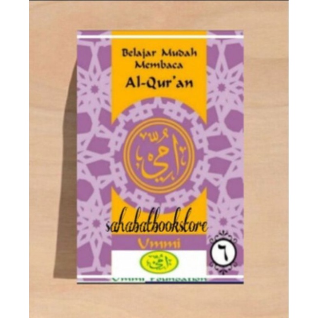 Jual BELAJAR MUDAH MEMBACA AL-QUR'AN METODE UMMI JILID 6 | Shopee Indonesia