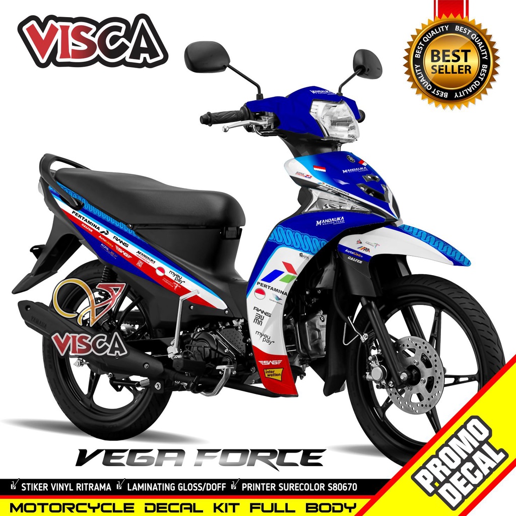 Jual Decal Vega Force Full Body Stiker Vega Force Full Body Striping ...