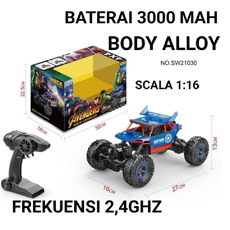 Jual MAINAN ANAK MOBIL REMOTE CONTROL RC SAND MONSTER BESAR SCALA 1:10 ...