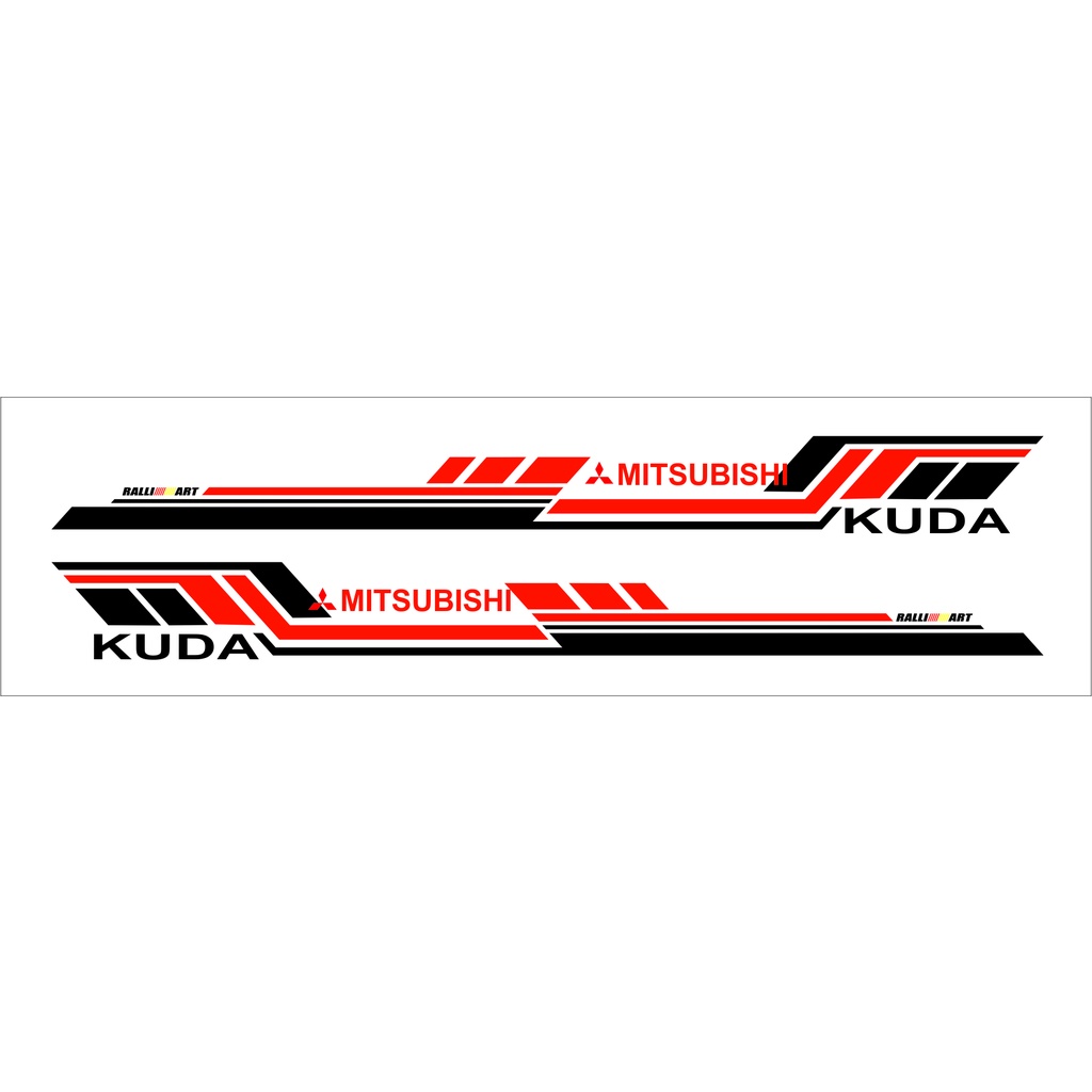 Jual Les Bodi Mobil Mitsubishi Kuda Cutting Stiker | Shopee Indonesia