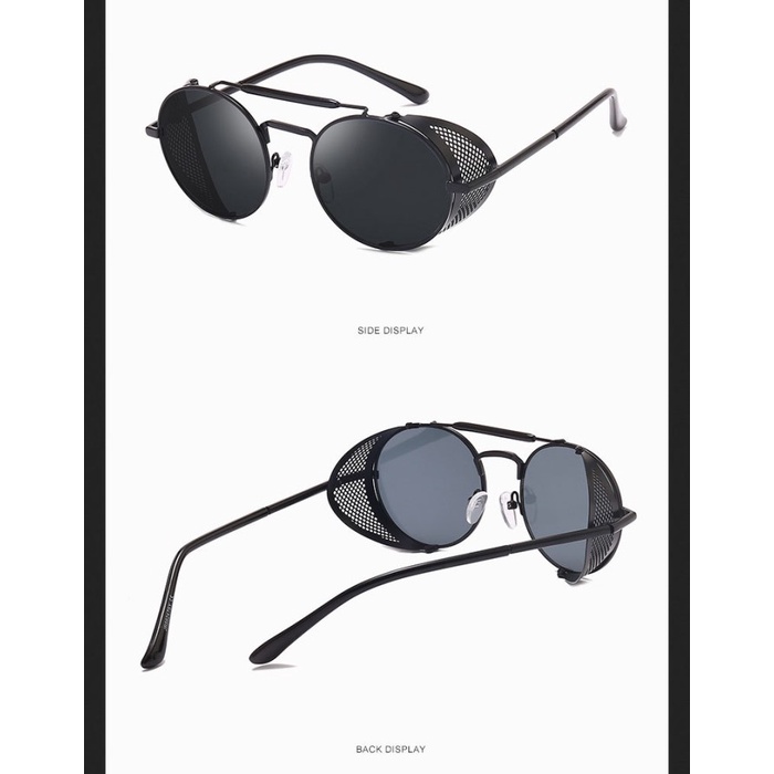 Jual kacamata retro STEAMPUNK alloy VINTAGE BULAT original sunglasses ...