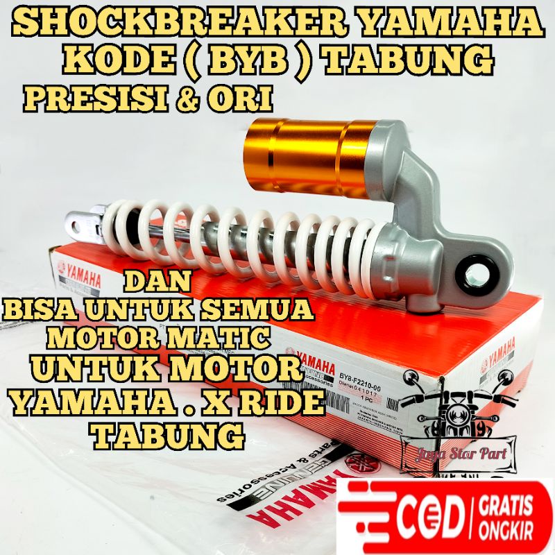 Jual ORI SHOCKBREAKER BELAKANG TABUNG YAMAHA X RIDE KODE (BYB-F2210-00 ...
