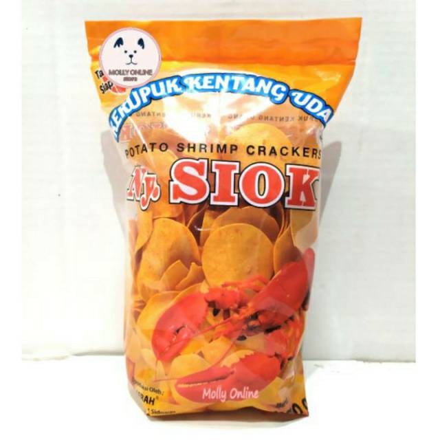 Jual Ny Siok Krupuk Kentang Udang Mentah 450g Potato Shrimp Crackers ...