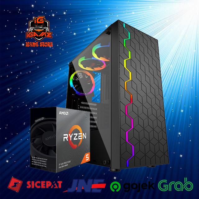 Jual NEW PC GAMING Ryzen 5 3500/VGA 4GB/SSD/HDD New Edition MANTULL GAN ...
