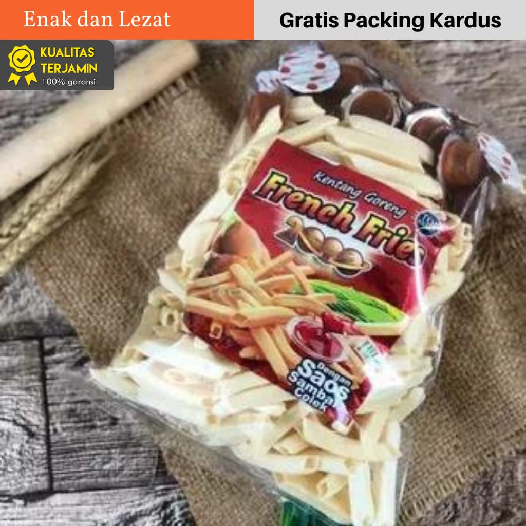 Jual PROMO Snack kiloan stik kentang asin 200 gram | MAKANAN RINGAN ...