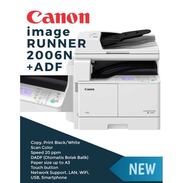 Jual Mesin Fotocopy Canon iR 2006N+ADF | Shopee Indonesia