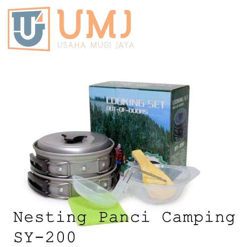 Jual Nesting SY-200 Isi 2set Alat Masak Camping Mini Portable Survival ...