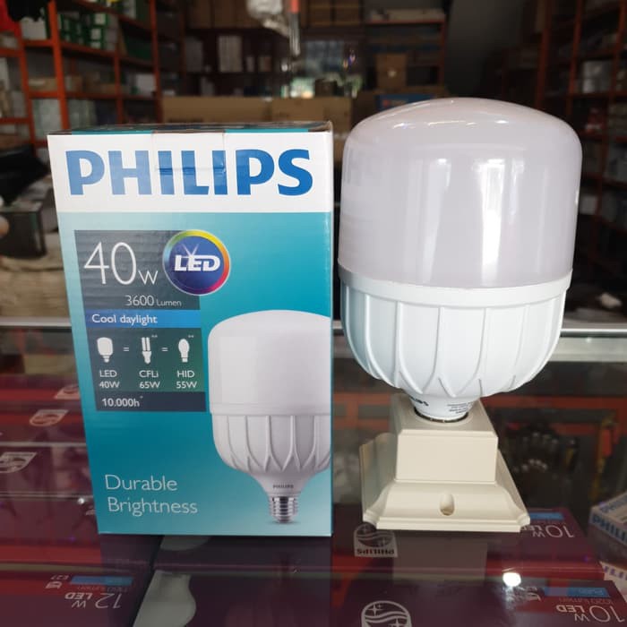 Jual Bohlam Philips / LAMPU LED PHILIPS 40 WATT 40W 40 W JUMBO CAPSULE TFORCE CORE | Shopee ...