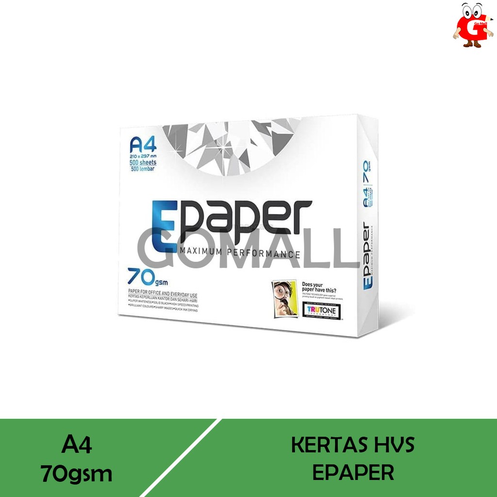 Jual E-Paper Kertas HVS Fotocopy 70 GSM A4 | Shopee Indonesia
