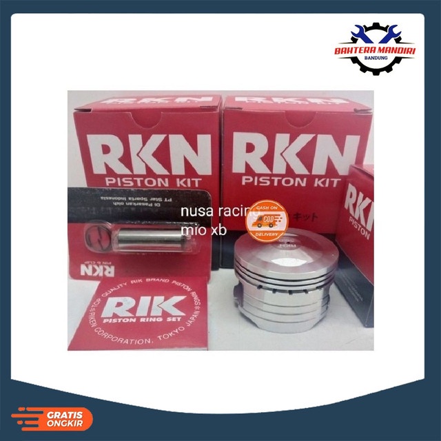 Jual PISTON KIT MIO XB RACING RKN KOMPRESI LEBIH PADAT KUALITAS DIATAS ...