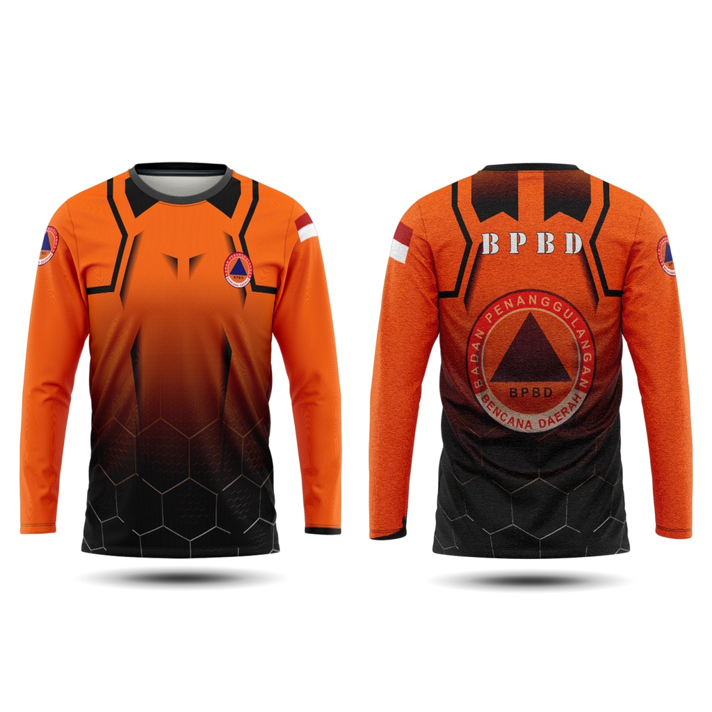 Jual Utamamedia - Kaos BPBD Lengan Panjang / Kaos Lapangan BPBD / Kaos ...