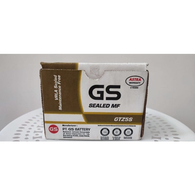 Jual Accu / aki GS astra GTZ5S original | Shopee Indonesia