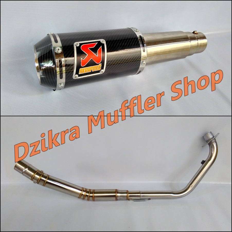 Jual Knalpot Akrapovic gp m1 lorenzo carbon CB150R CBR150R Sonic PCX MX King Nmax R15 Vixion GSX ...