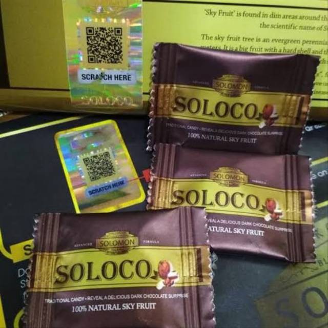 Jual Terbukti Mujarab New Permen Coklat Soloco Candy Original Asli AU ...
