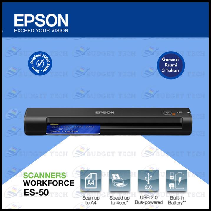 Jual Epson Workforce Es-50 Portable Sheetfed Document Scanner | Shopee Indonesia