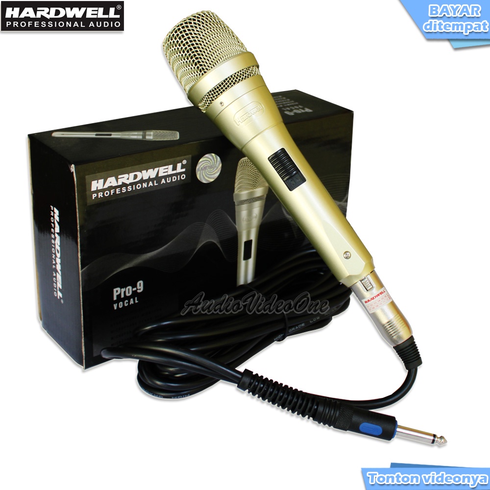 Jual Mic Hardwell PRO 9 Mikrofon Kabel Original Microphone Profesional ...