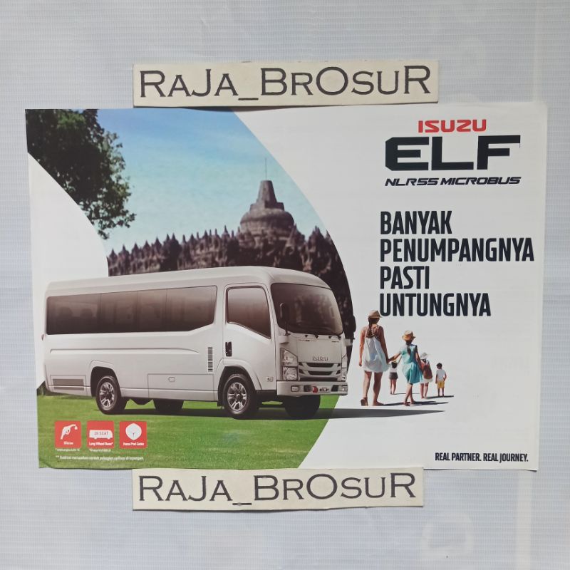 Jual Poster brosur Isuzu Elf NLR 55 Microbus | Shopee Indonesia