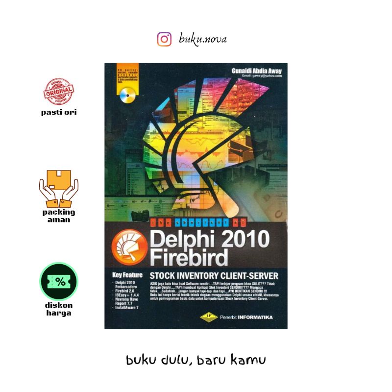 Jual Buku The Shortcut of Delphi 2010 Firebird : Stock Inventory Client-Server + DVD | Shopee ...
