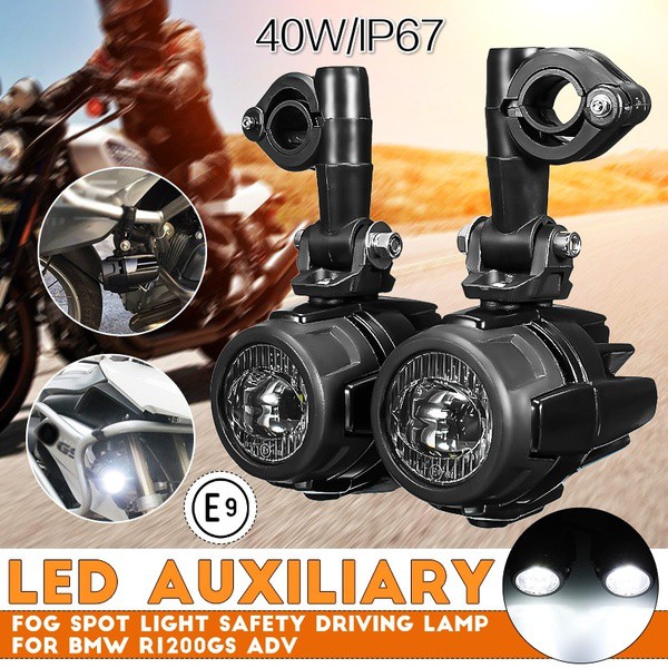 Jual Motorcycle LED 40W Auxiliary Fog Spot Light Safety Driving Lamp For BMW R1200GS ADV ...