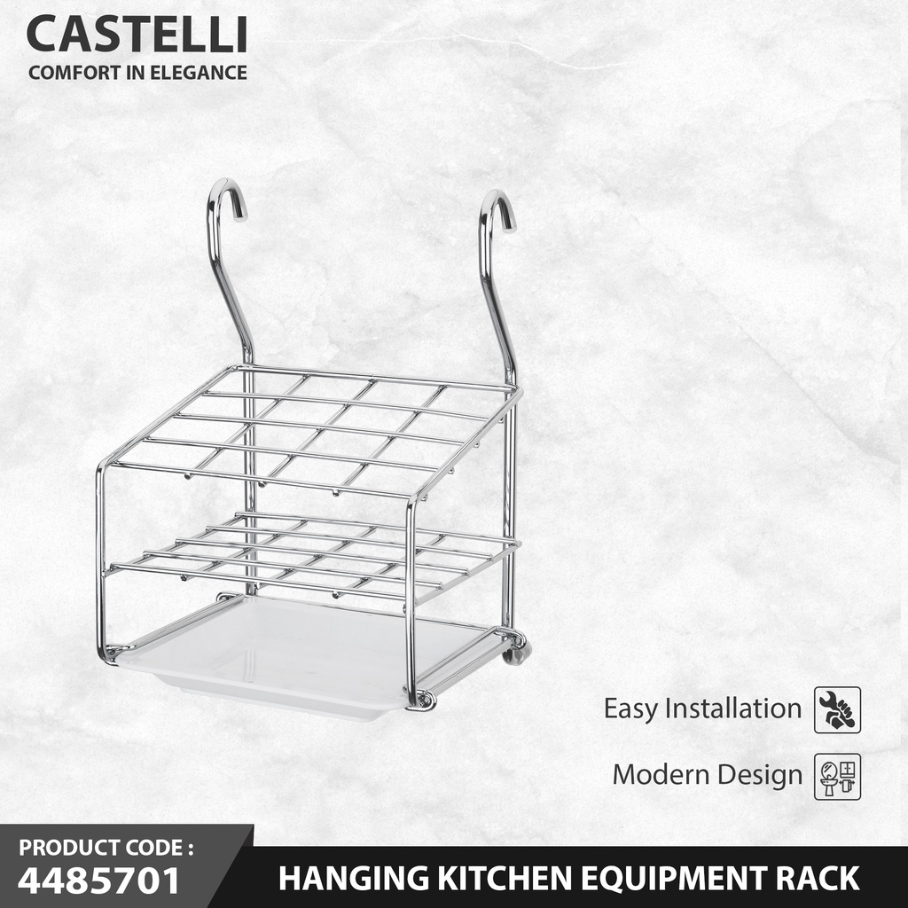 Jual Rak Dapur Castelli Rak Dapur Serbaguna Hanging Kitchen Equipment ...