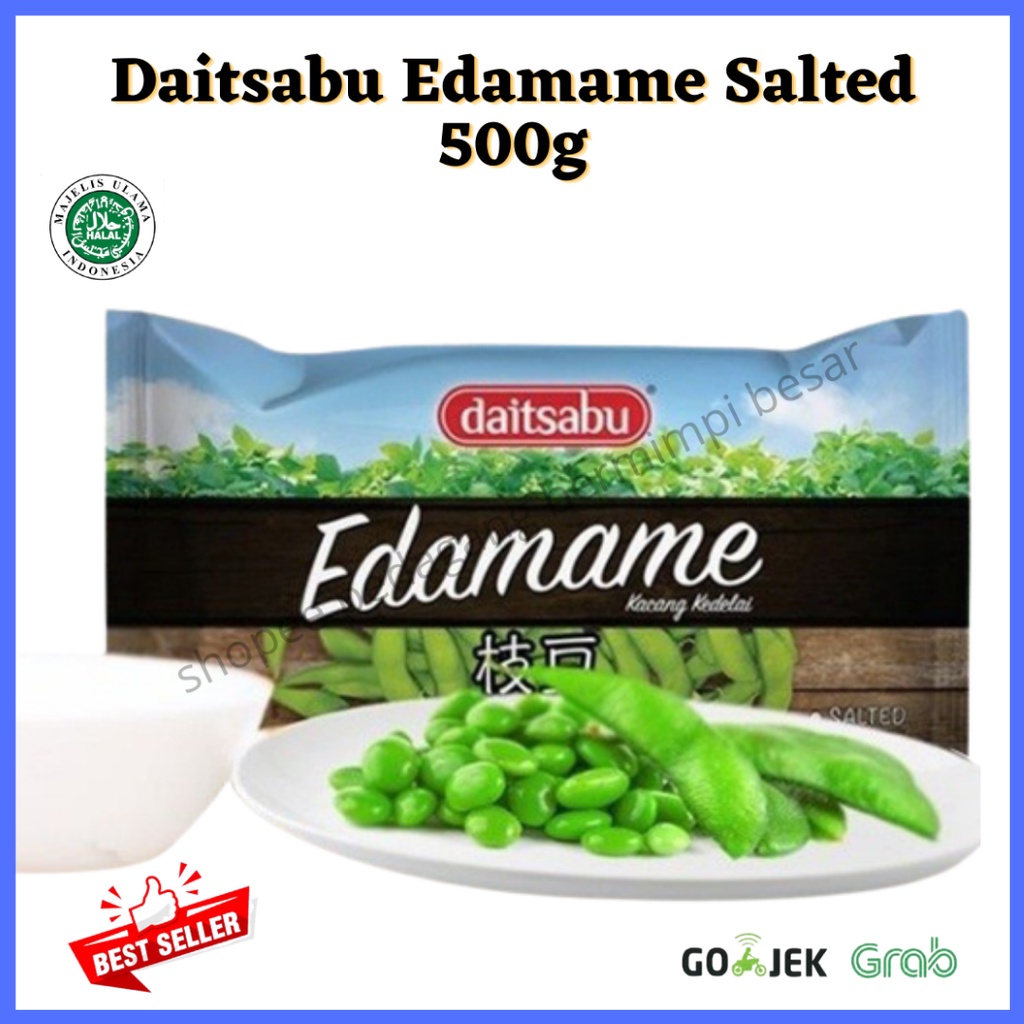 Jual Daitsabu Edamame Salted 500g/ Edamame/ camilan sehat edamame ...