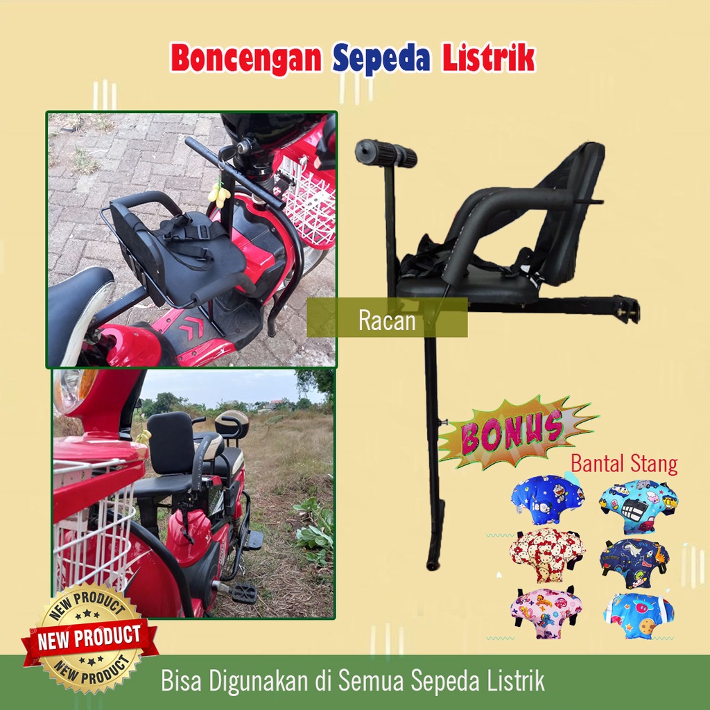 Jual Boncengan Anak Sepeda Listrik Boncengan Sepeda Listrik Boncengan ...