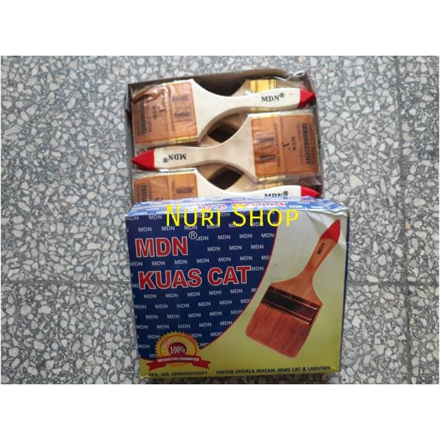 Jual Kuas Cat MDN 3" inch (harga 1 lusin) | Shopee Indonesia