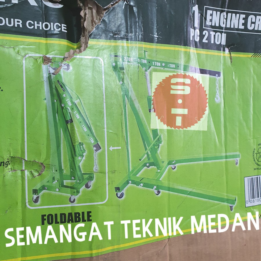 Jual 2TON ENGINE CRANE ALAT ANGKAT PENGANGKAT MESIN MOBIL 2 TON 2 T ...