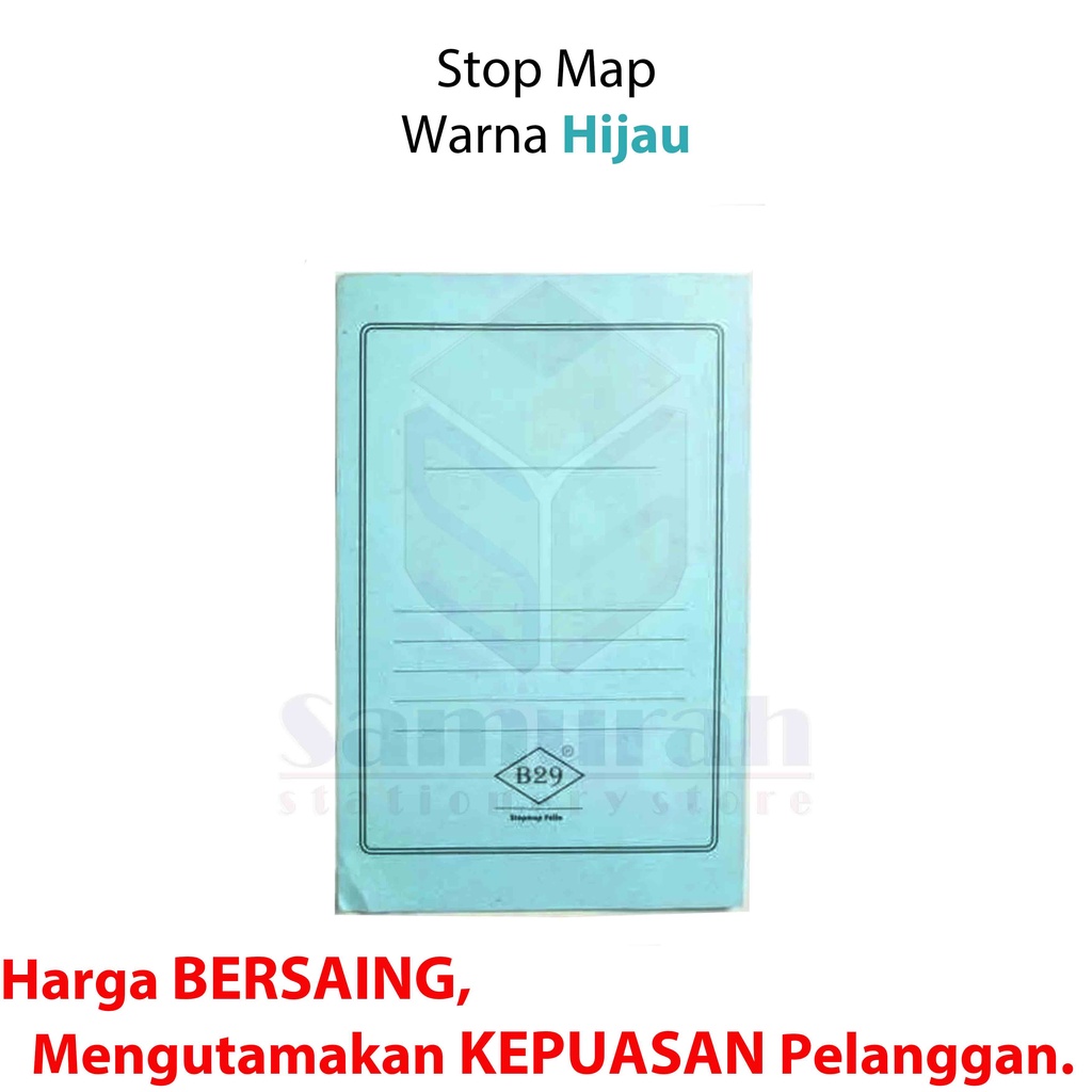 Jual Stop Map Kertas B29 Ukuran Folio / StopMap F4 Berkas Dokumen 24 x ...