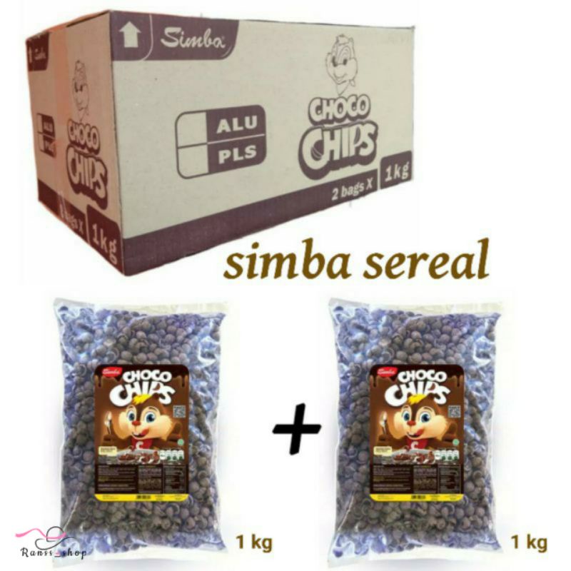 Jual Choco Chips Simba Cokelat | Choco Crunch 950gr x 2 | Shopee Indonesia