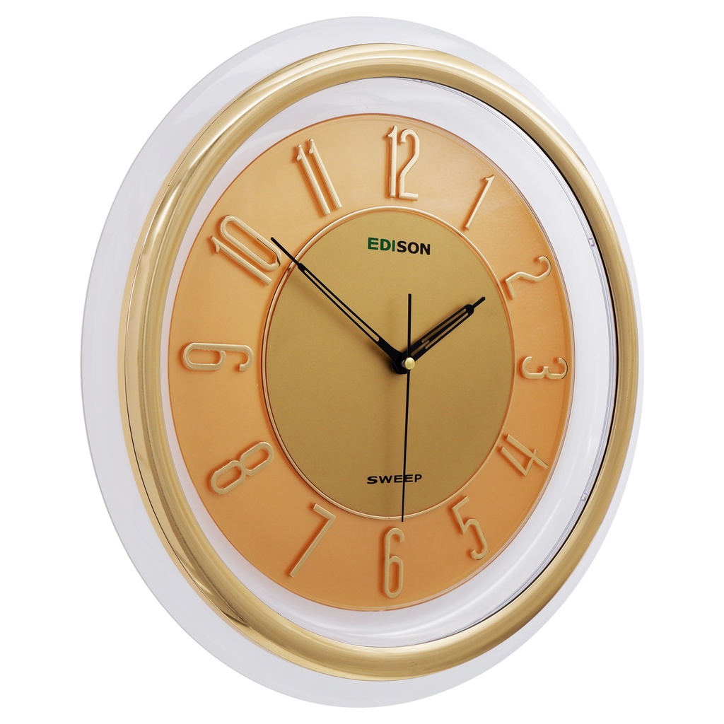 Jual Jam Dinding Edison ES 318 CHR T3 Sweep Diameter 310mm 31cm ...