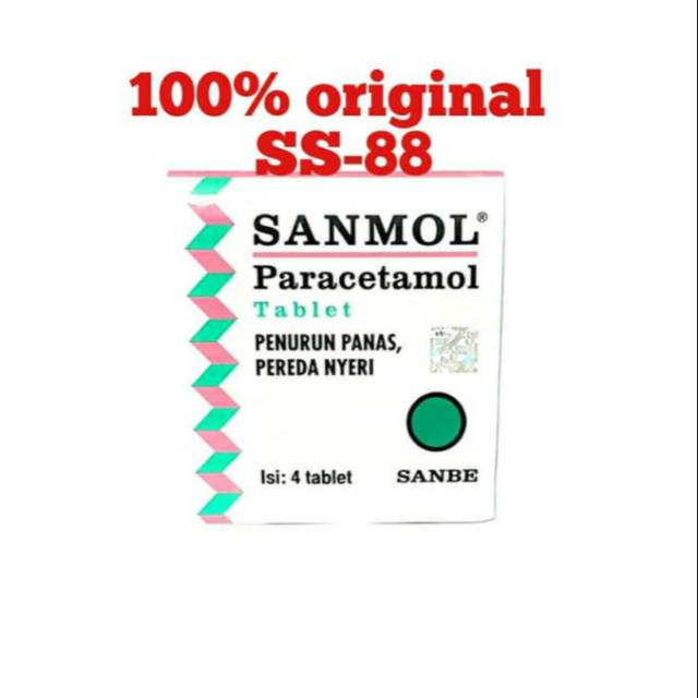 Jual SANMOL PARACETAMOL TABLET ~ STRIP ISI 4 TABLET | Shopee Indonesia